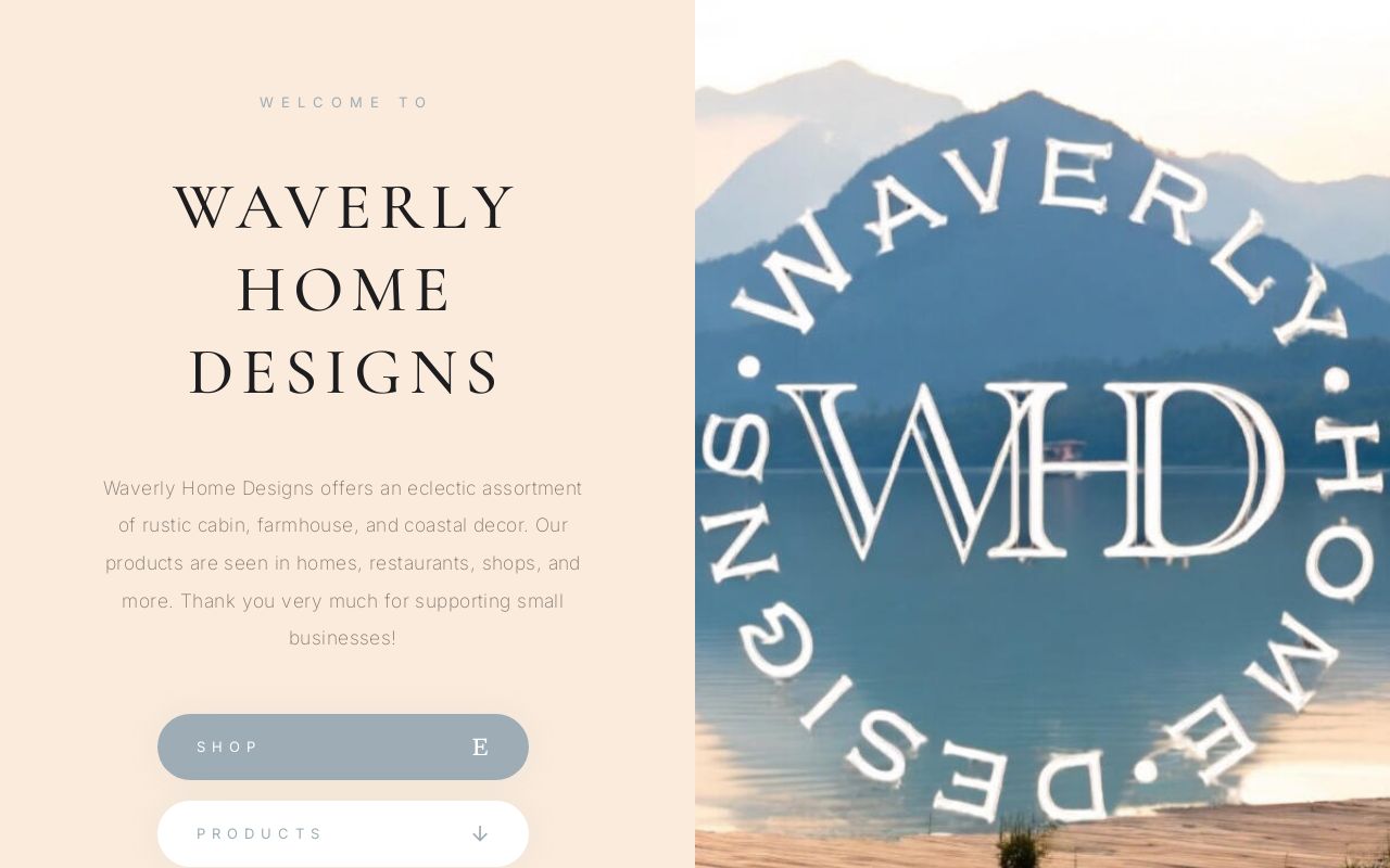 Cabin Farmhouse Coastal Decor | Waverly Home Designs